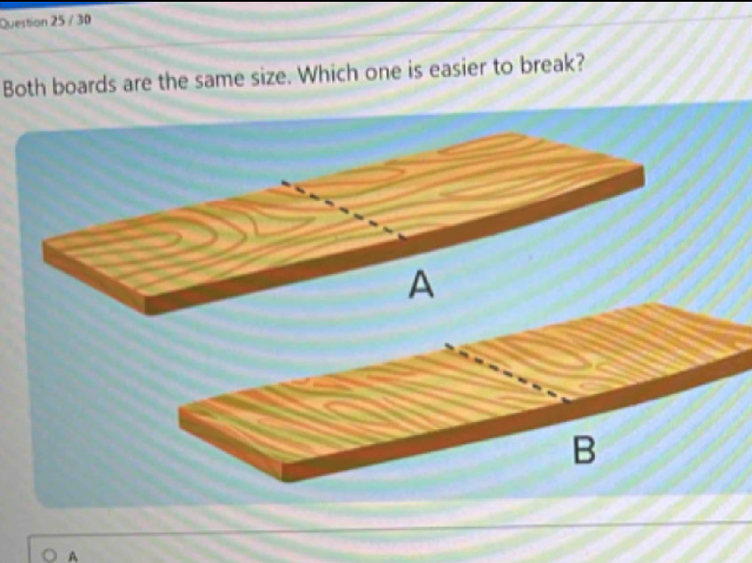 Both boards are the same size. Which one is | StudyX