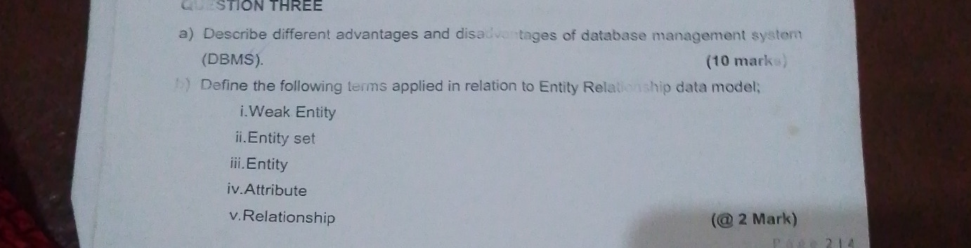 a) Describe different advantages and | StudyX