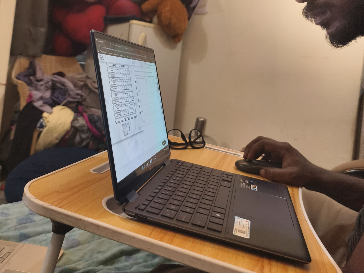 The image displays a screen showing a table | StudyX