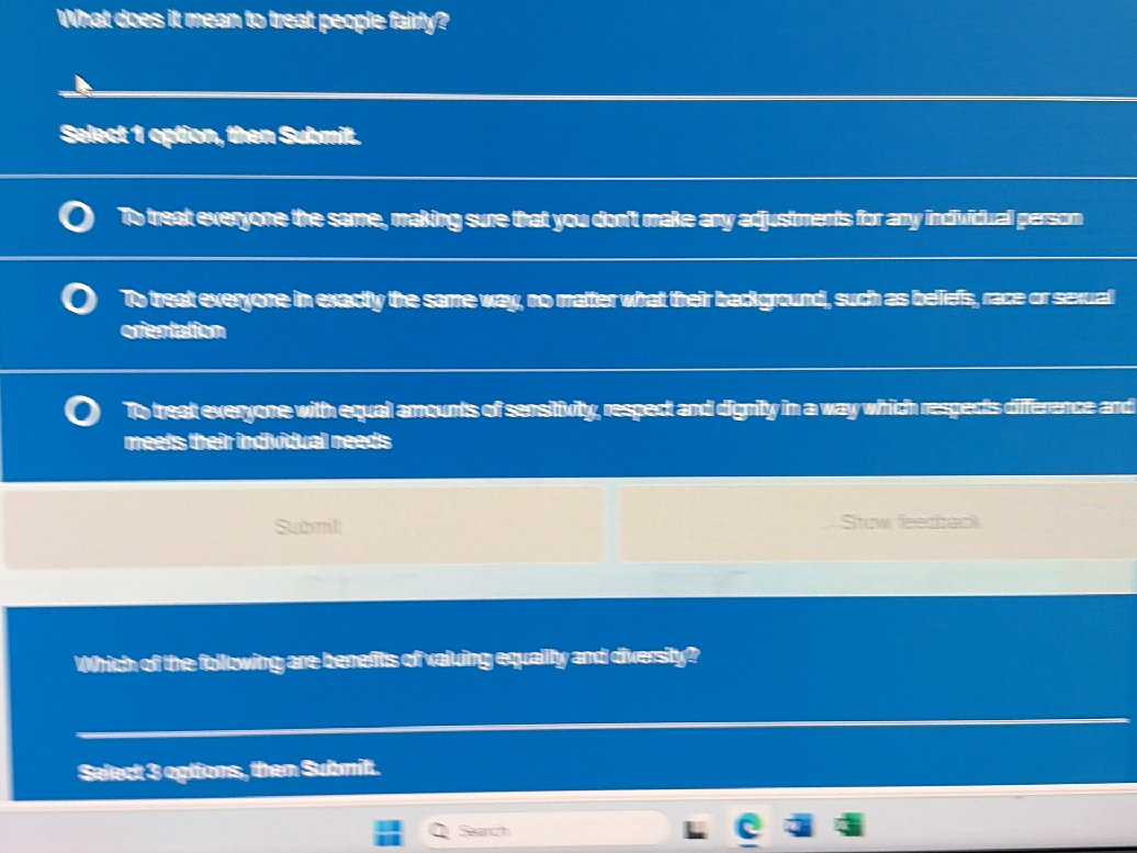 What does it mean to treat people fairly? | StudyX