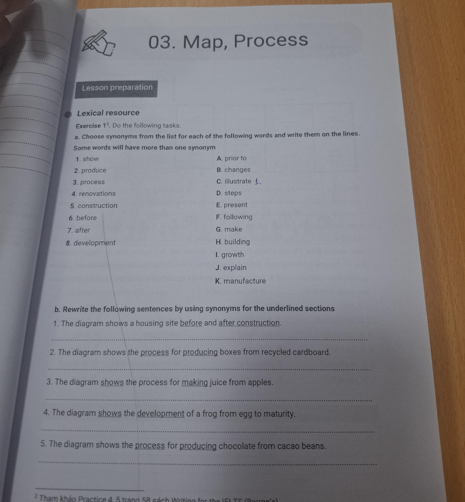 03. Map, Process Lesson preparation | StudyX