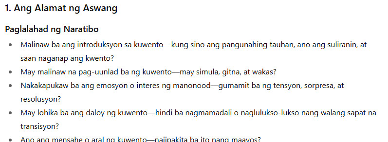 1. Ang Alamat ng Aswang Paglalahad ng | StudyX