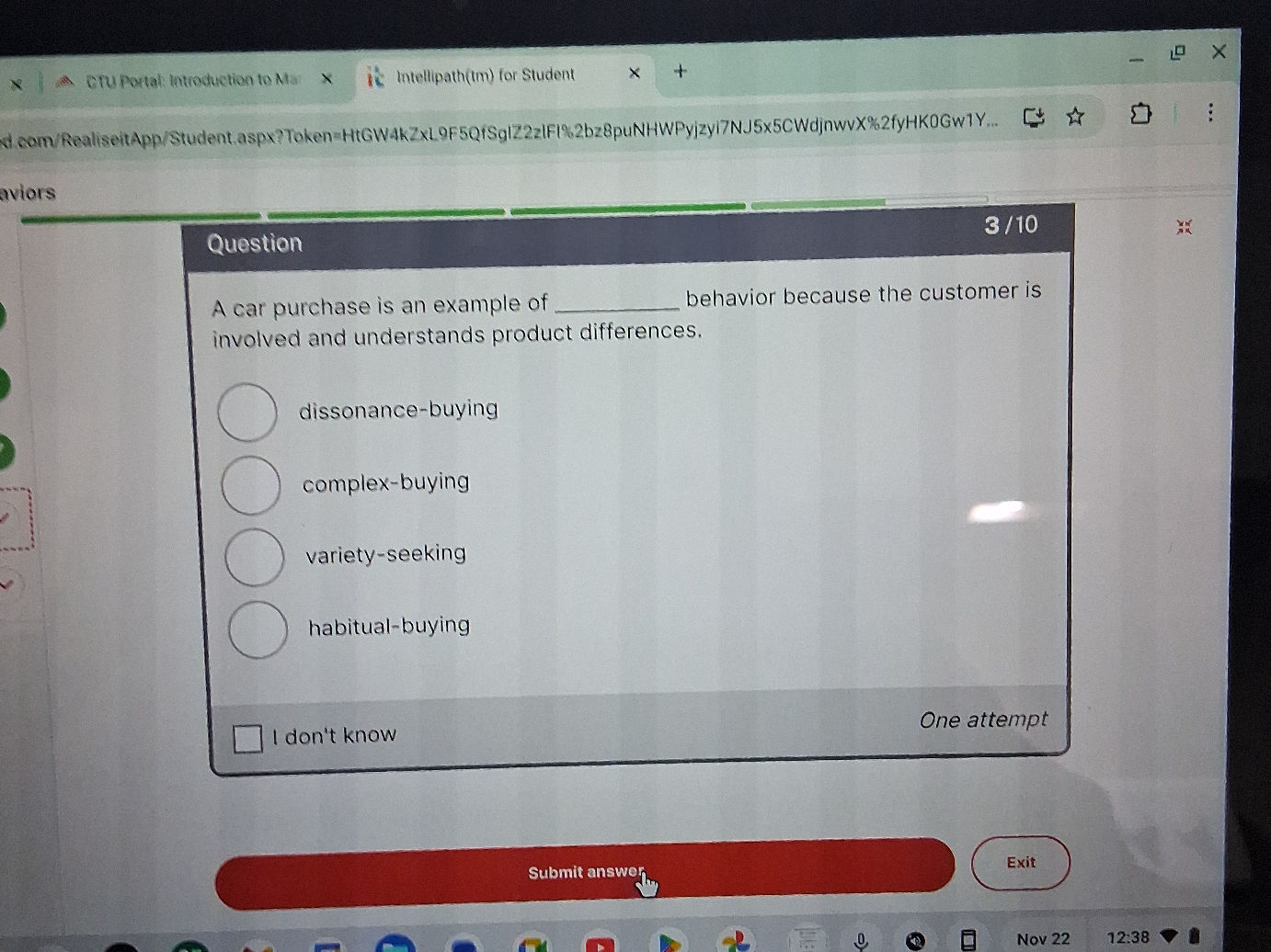 A car purchase is an example of __________ | StudyX