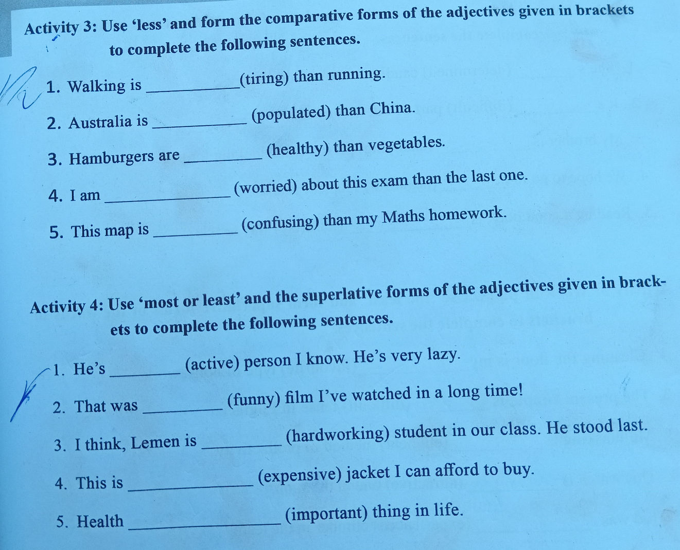 Activity 3: Use 'less' and form the | StudyX