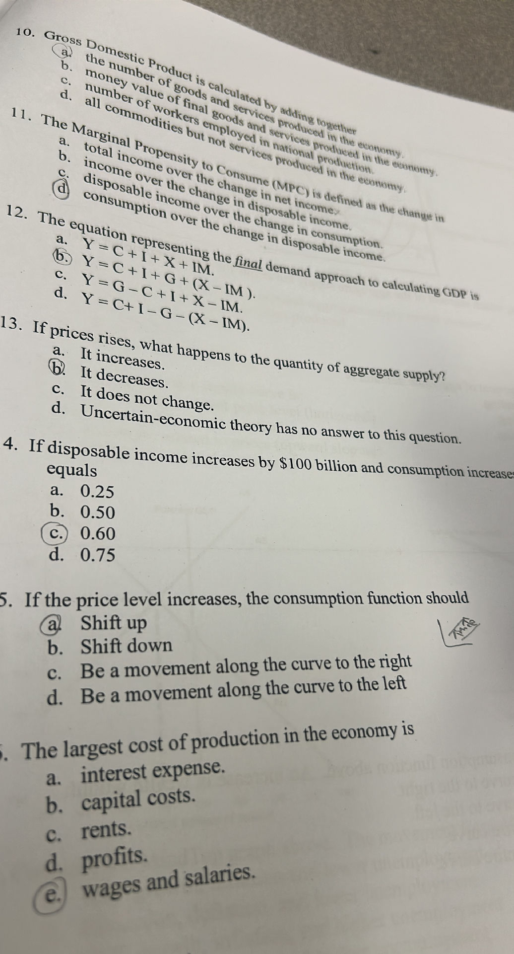 11. The Marginal Propensity to Consume (MPC) | StudyX