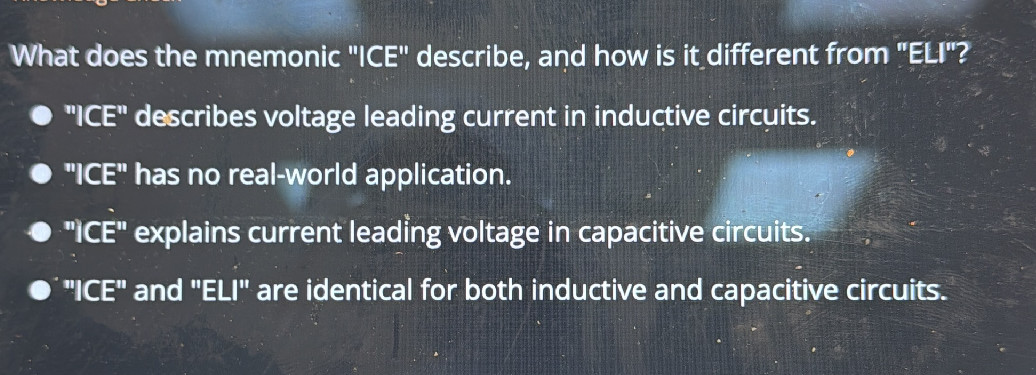 What does the mnemonic "ICE" describe, and | StudyX