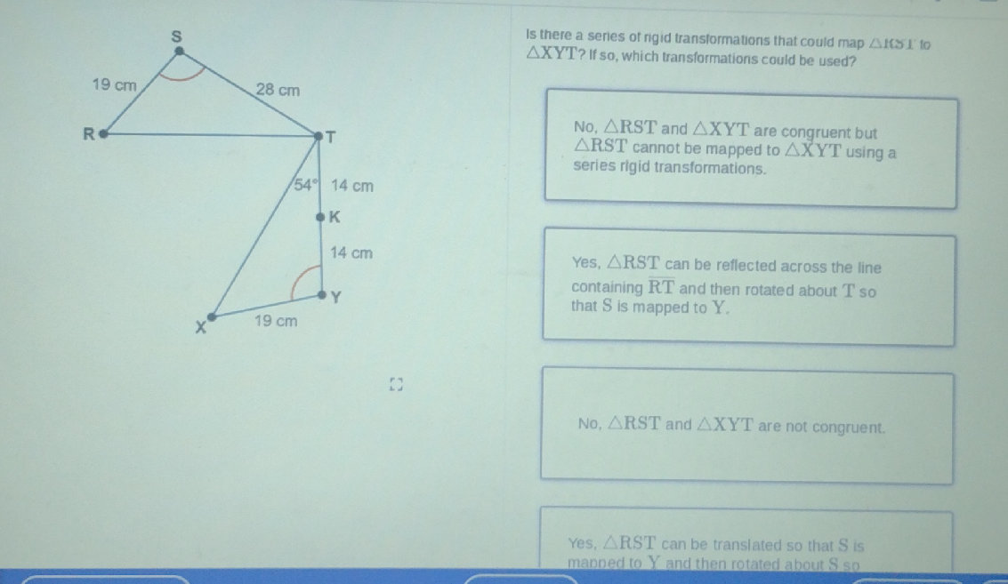 Is there a series of rigid transformations | StudyX