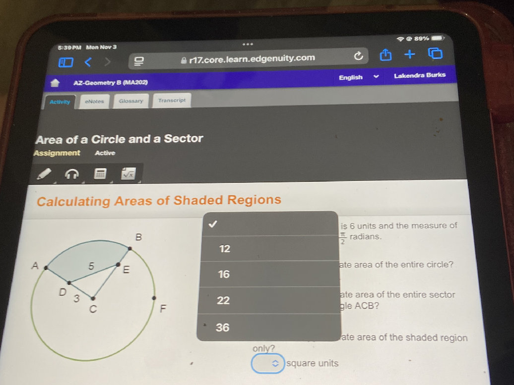 Calculating Areas of Shaded Regions | StudyX