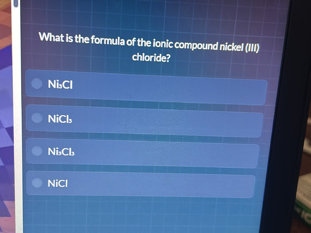 What is the formula of the ionic compound | StudyX
