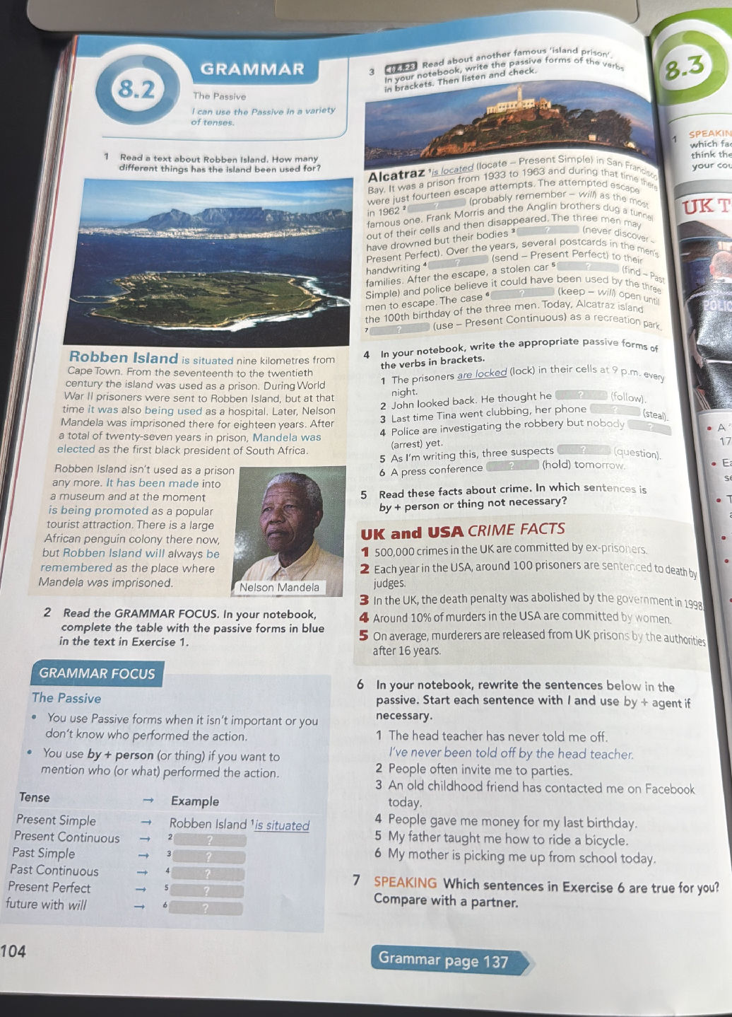 Read a text about Robben Island. How many | StudyX