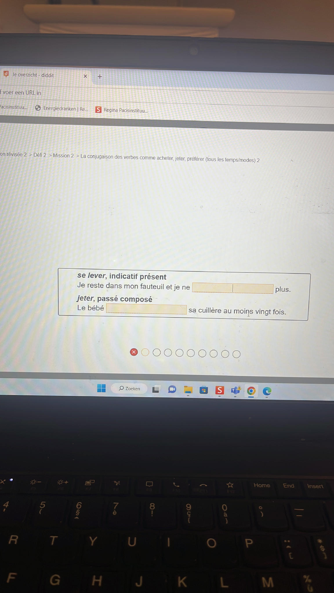 Context/Topic: La conjugaison des verbes | StudyX