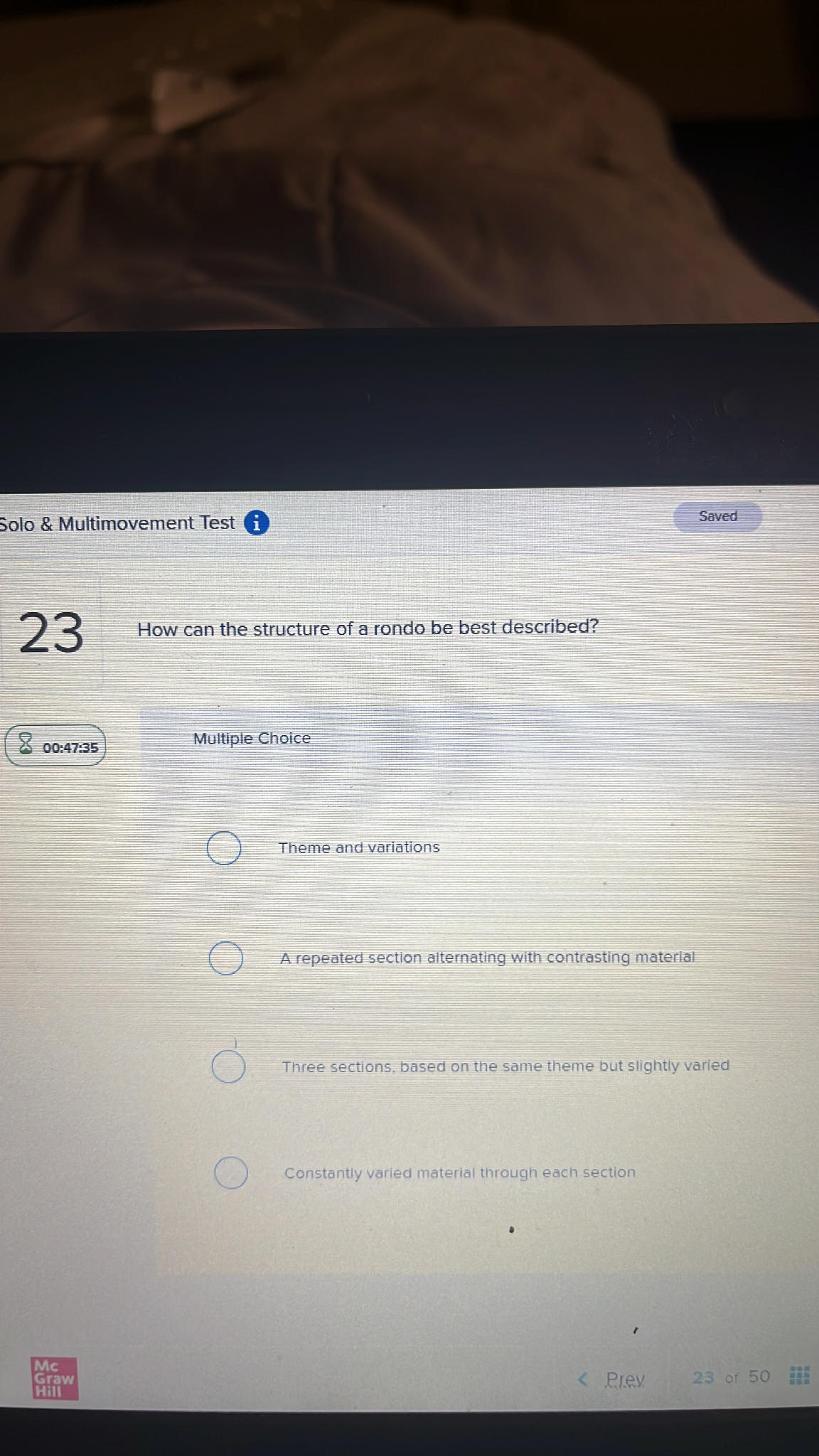 How can the structure of a rondo be best | StudyX