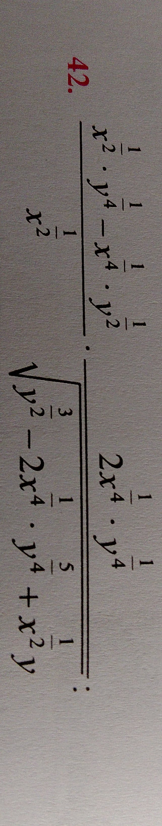 Simplify the complex fraction: $$ {x^{- | StudyX
