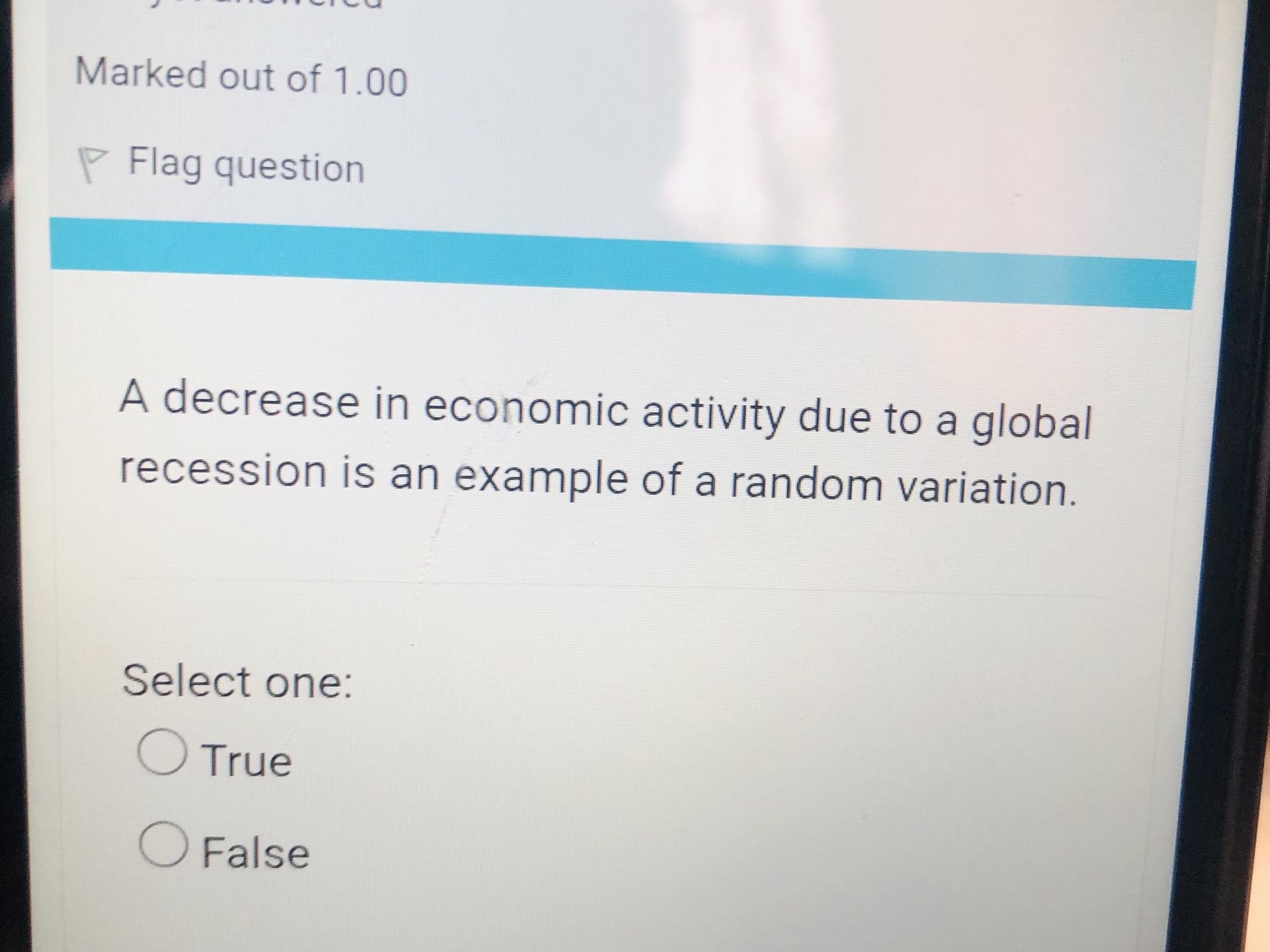 A decrease in economic activity due to a | StudyX
