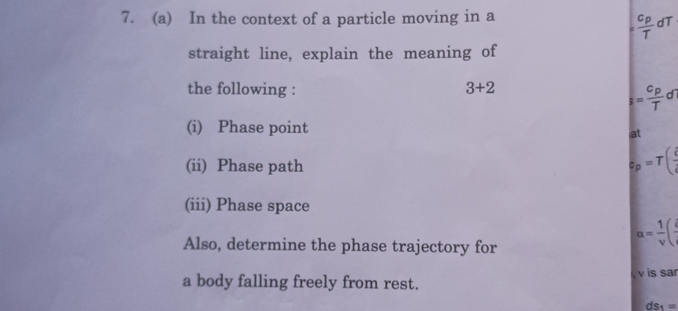 7. (a) In the context of a particle moving | StudyX