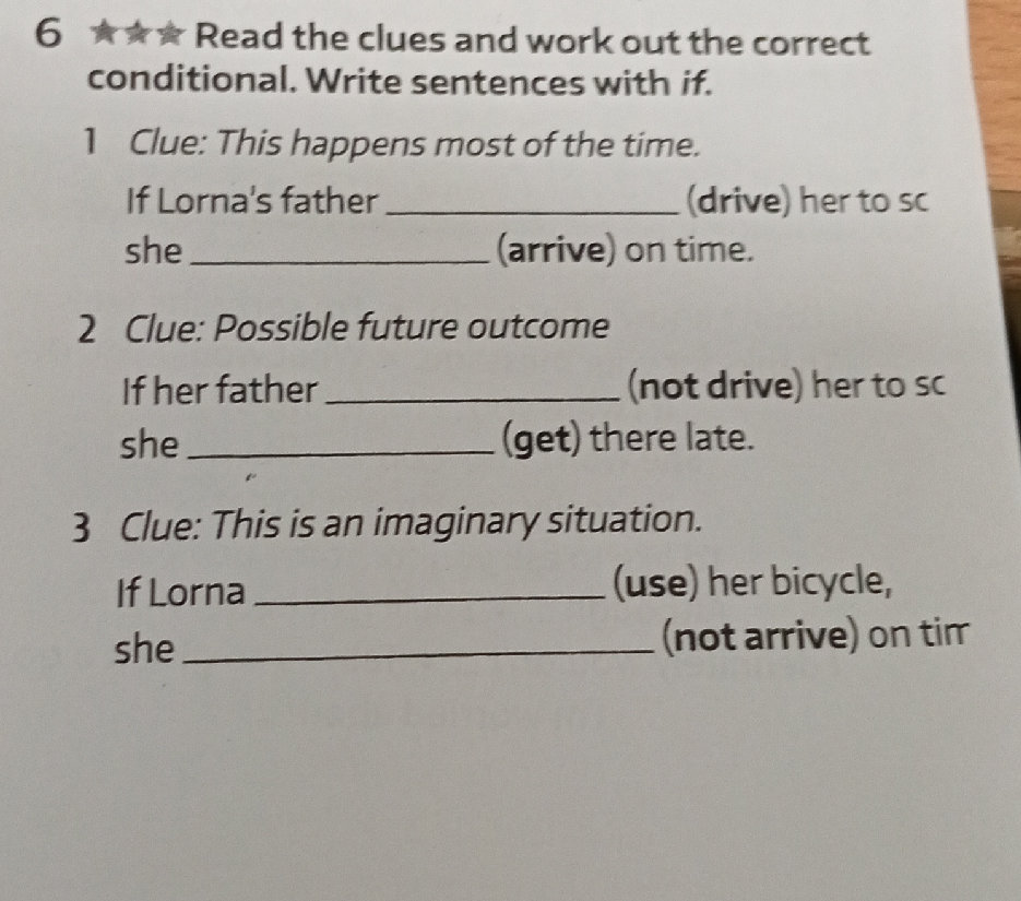6 ★★★ Read the clues and work out the | StudyX