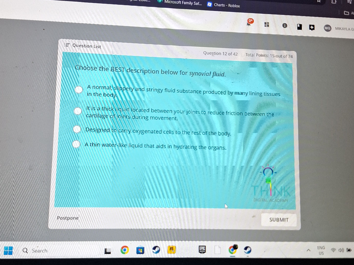 Choose the BEST description below for | StudyX