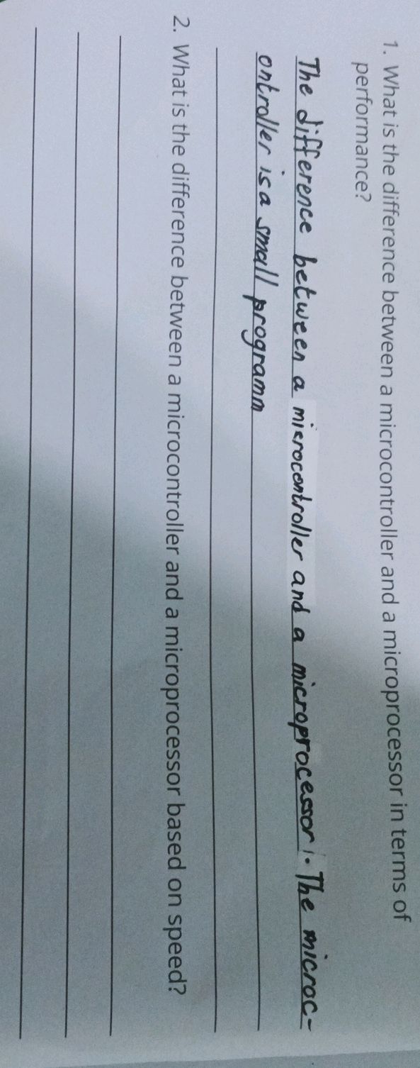 1. What is the difference between a | StudyX