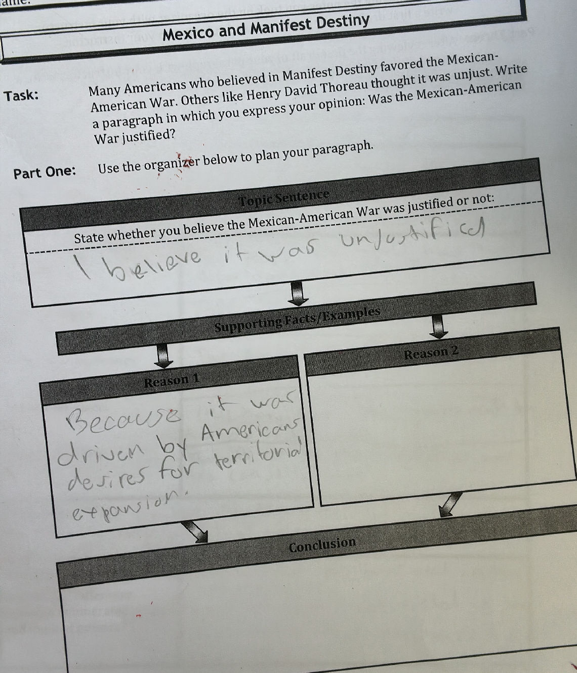 Task: Many Americans who believed in | StudyX