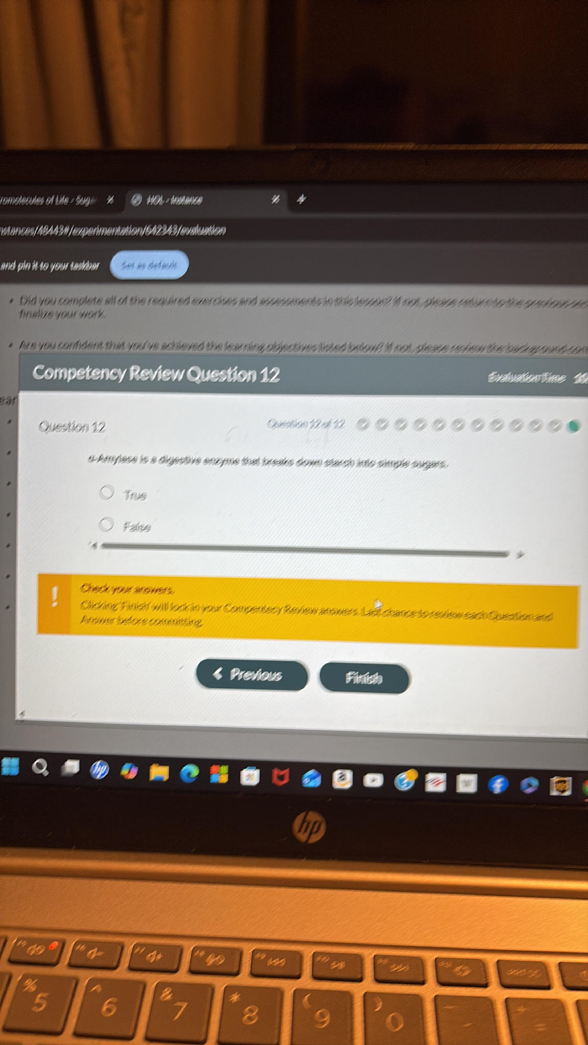 Question 12 $ $-Amylase is a digestive | StudyX