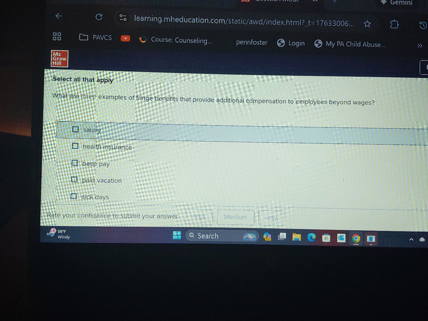 Select all that apply What are three | StudyX
