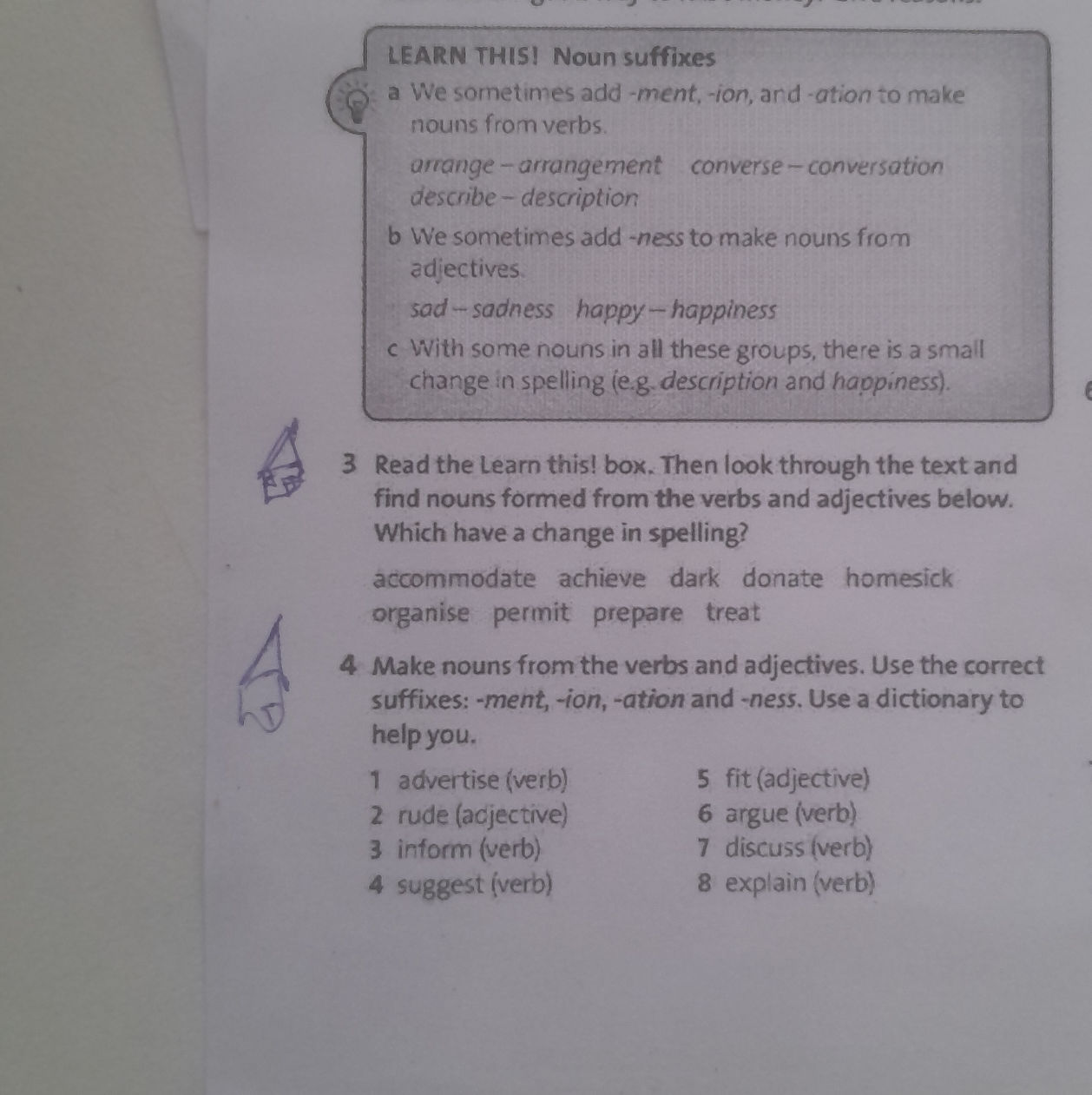 LEARN THIS! Noun suffixes a We sometimes | StudyX