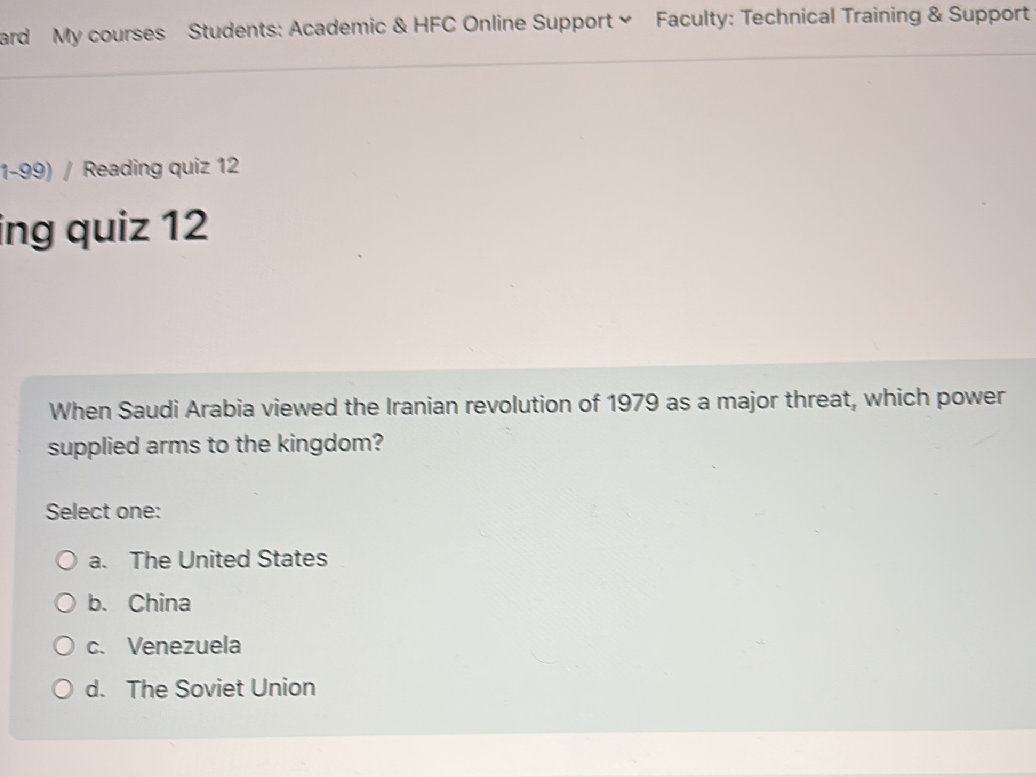 When Saudi Arabia viewed the Iranian | StudyX