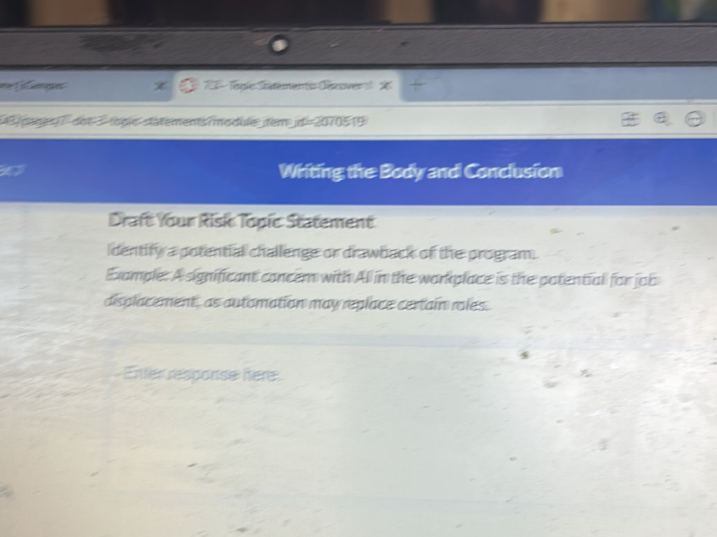 Writing the Body and Conclusion **Draft | StudyX