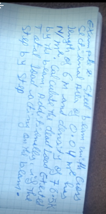 Example 2. Steel beam with Cross Sectional | StudyX