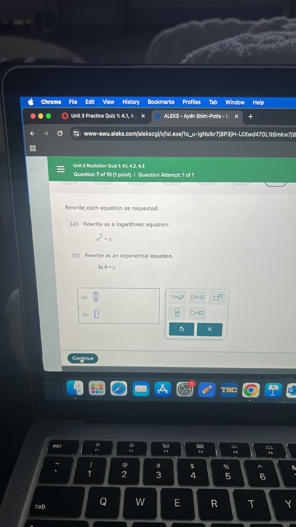 Rewrite, each equation as requested. (a) | StudyX