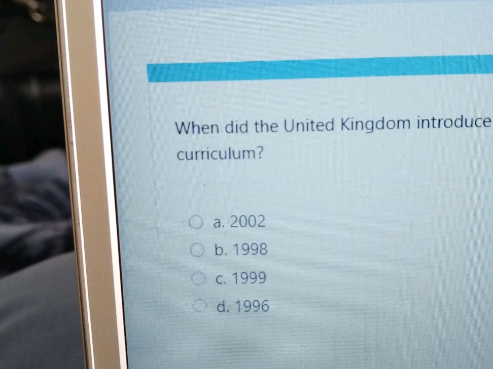 When did the United Kingdom introduce | StudyX