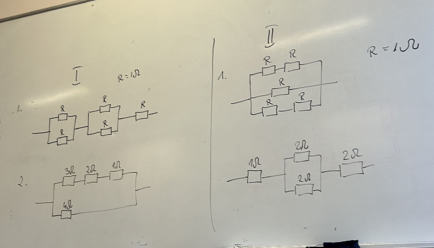 Given $R=1 $. Circuit I: 1. [Circuit | StudyX
