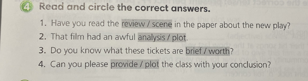 Read and circle the correct answers. 1. | StudyX