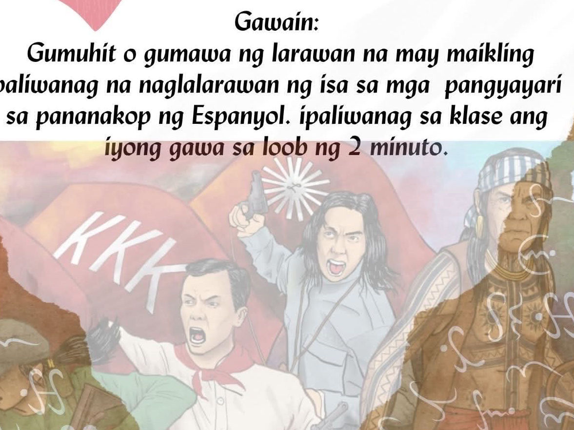 Gawain: Gumuhit o gumawa ng larawan na may | StudyX