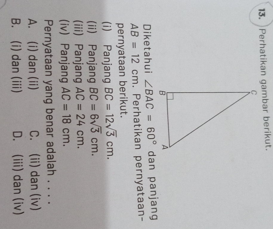 Perhatikan gambar berikut. [Diagram of a | StudyX