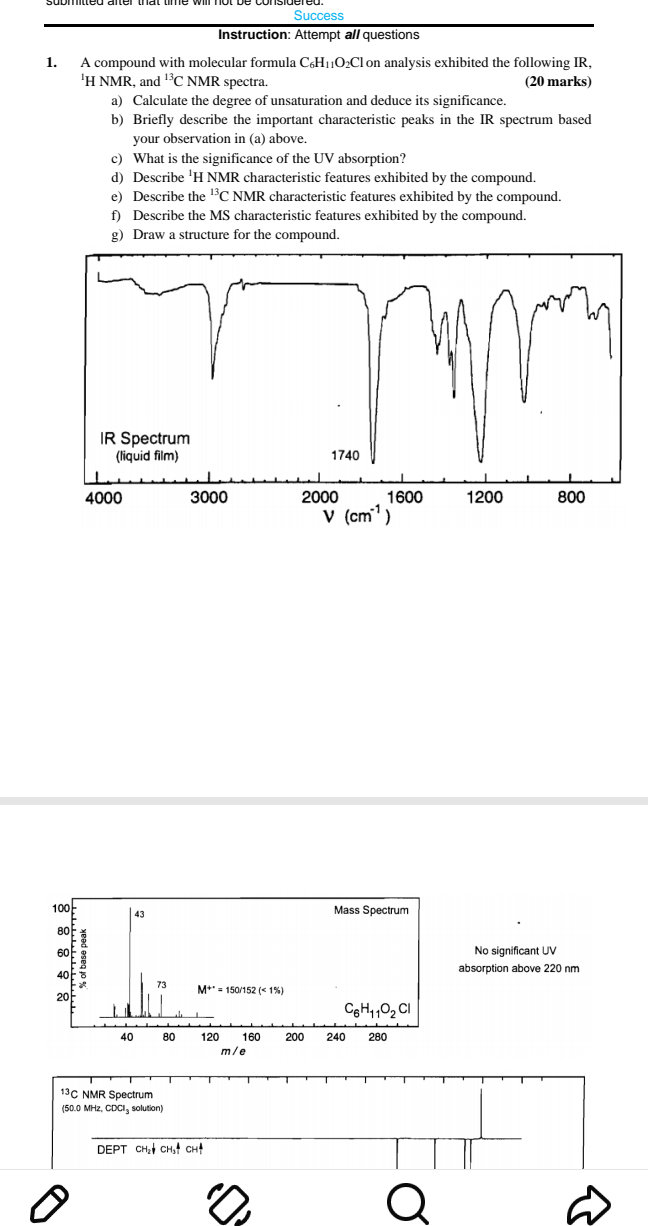 A compound with molecular formula $ {C}_6 | StudyX