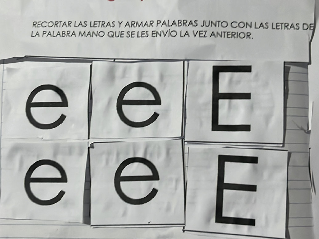 RECORTAR LAS LETRAS Y ARMAR PALABRAS JUNTO | StudyX