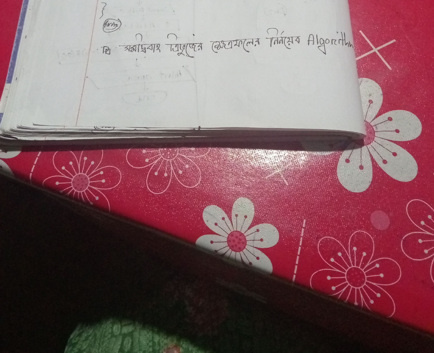 ত্রিভুজটির ক্ষেত্রফলের নির্ণয়ের Algorithm | StudyX