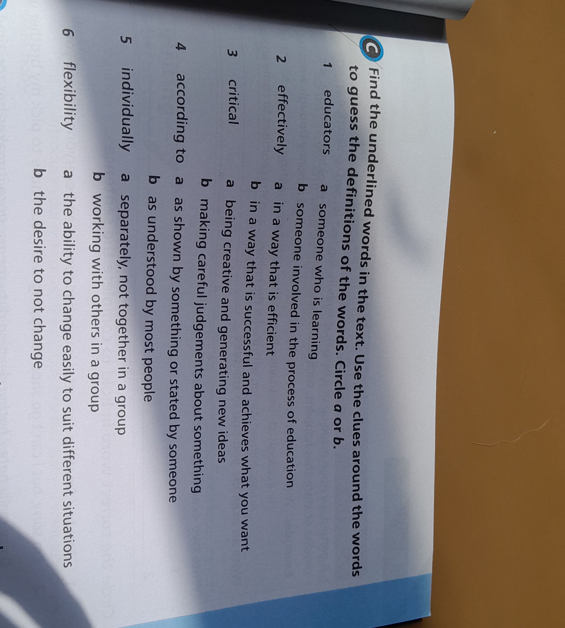 Find the underlined words in the text. Use | StudyX