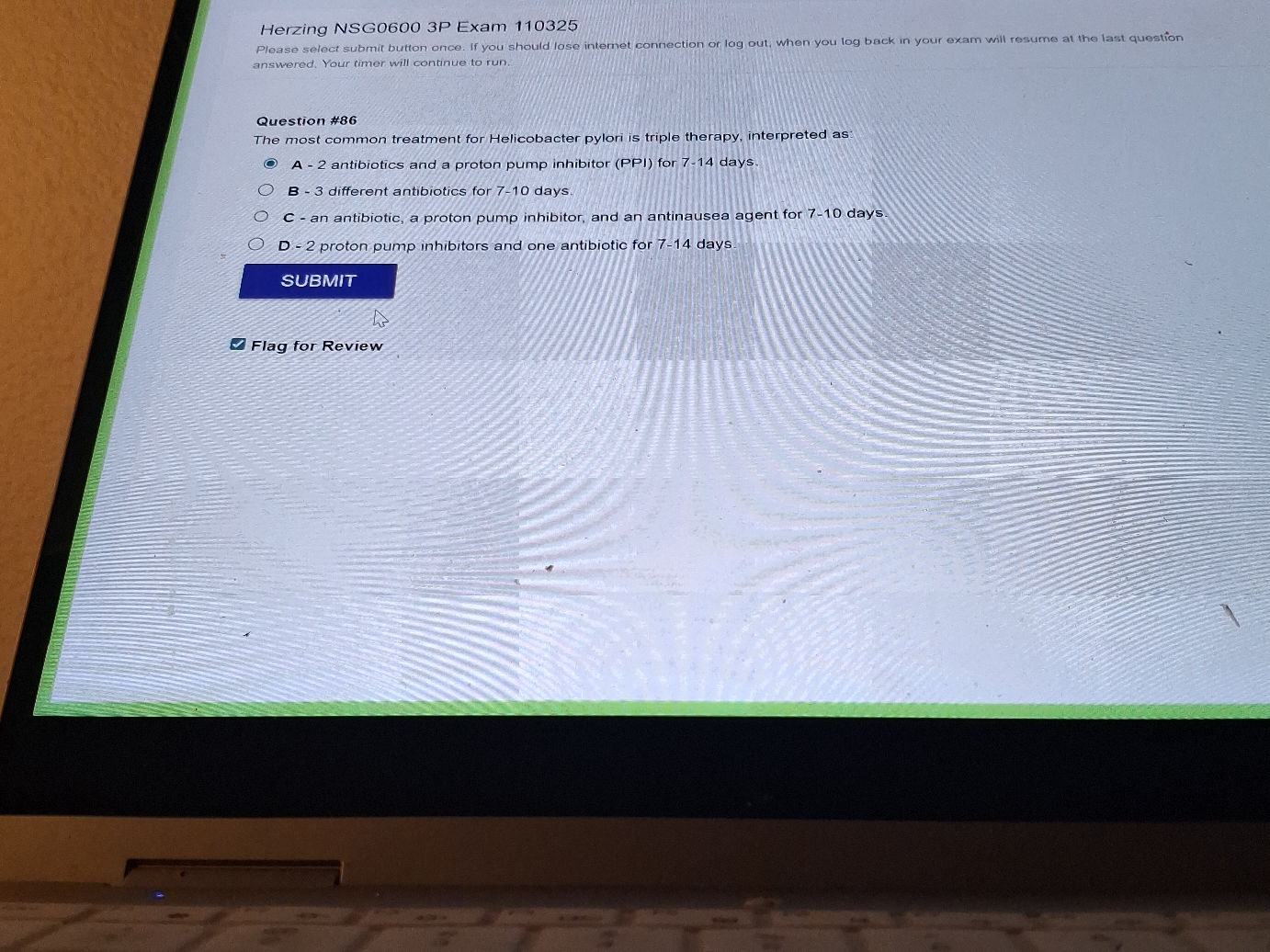 The most common treatment for Helicobacter | StudyX