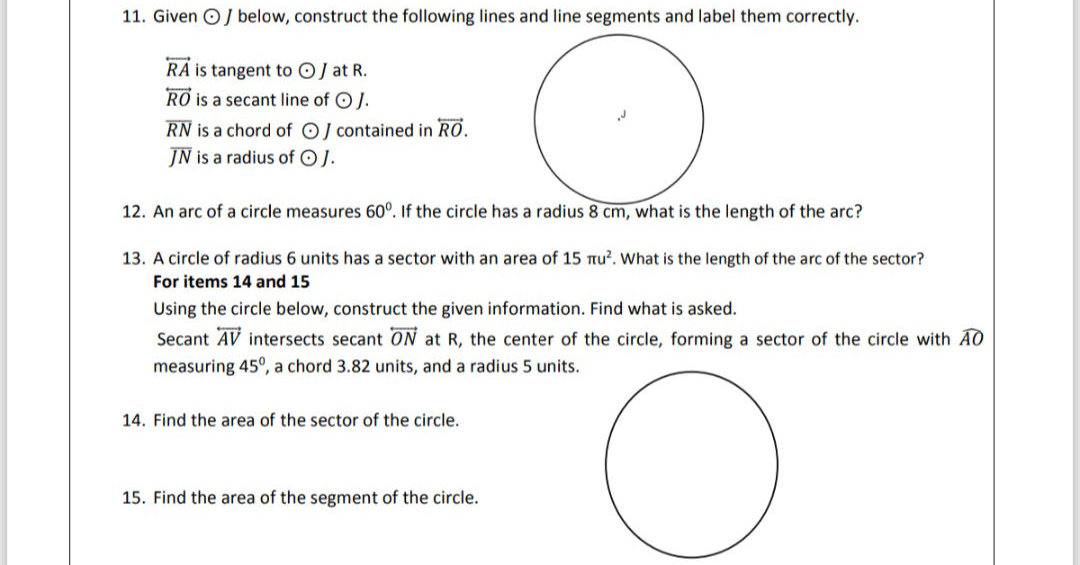 Given $ J$ below, construct the following | StudyX