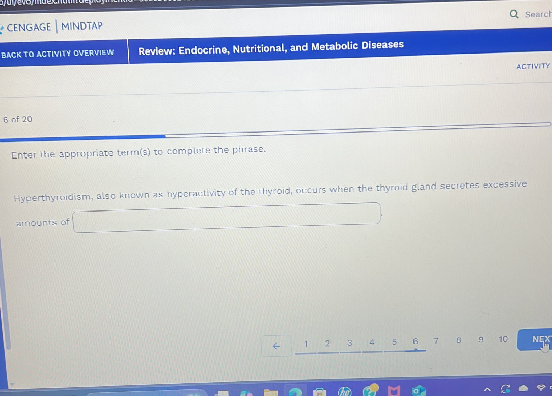 Enter the appropriate term(s) to complete | StudyX