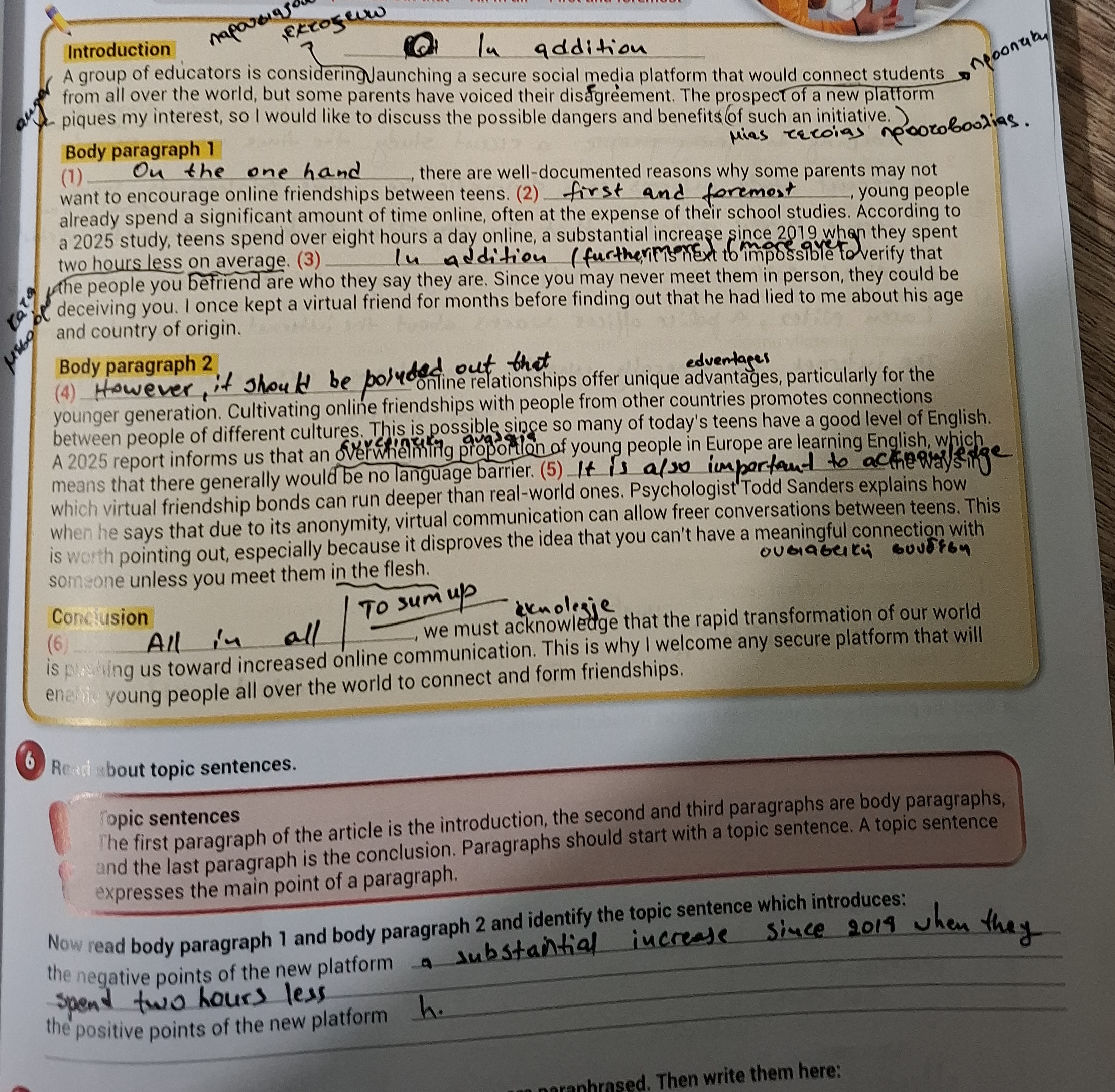 Read about topic sentences. **Topic | StudyX