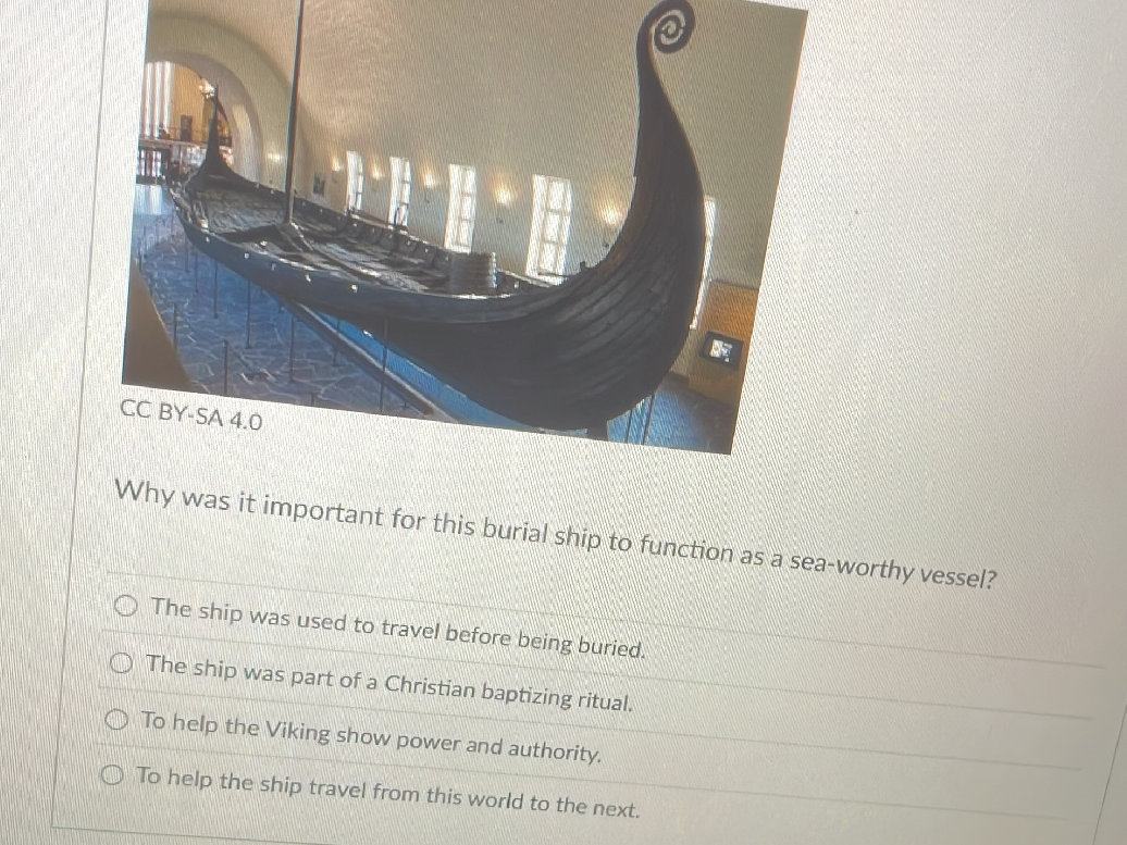 Why was it important for this burial ship to