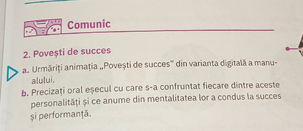 2. Povești de succes a. Urmăriți animația | StudyX