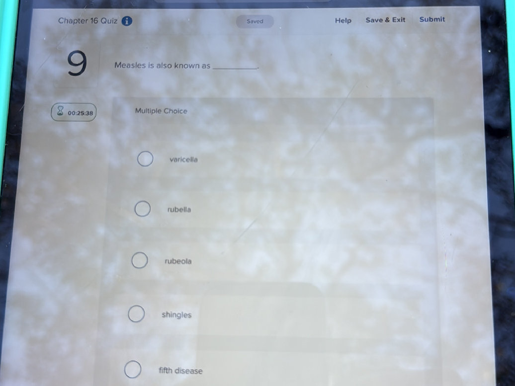 Measles is also known as ____ Multiple | StudyX