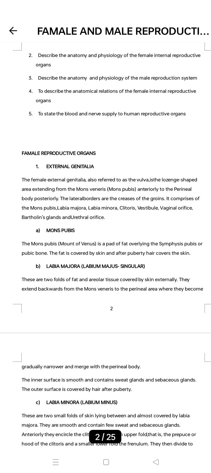 2. Describe the anatomy and physiology of | StudyX