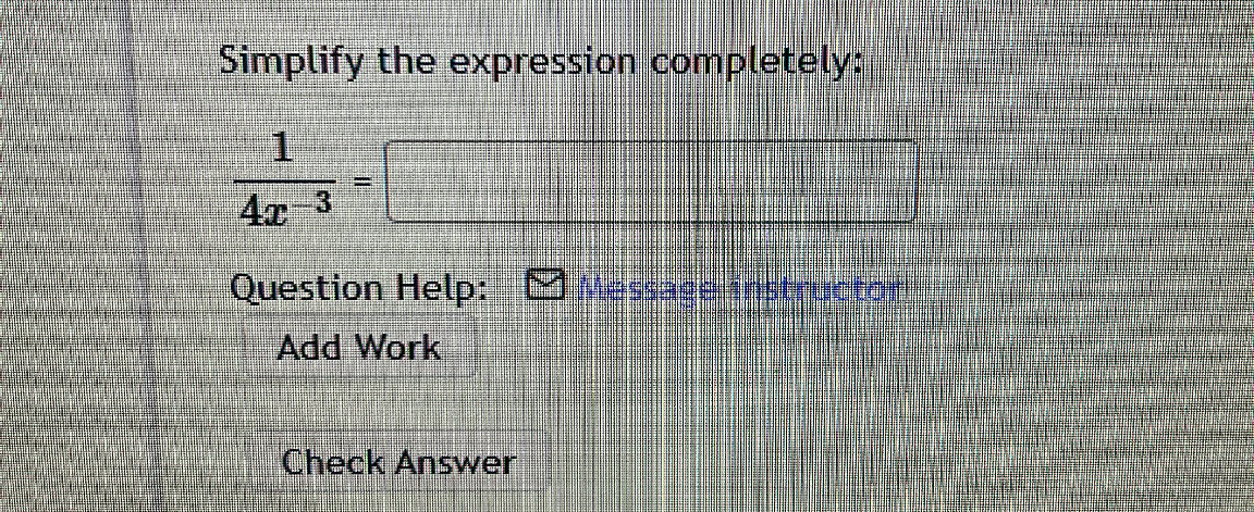 Simplify the expression completely: $$ | StudyX