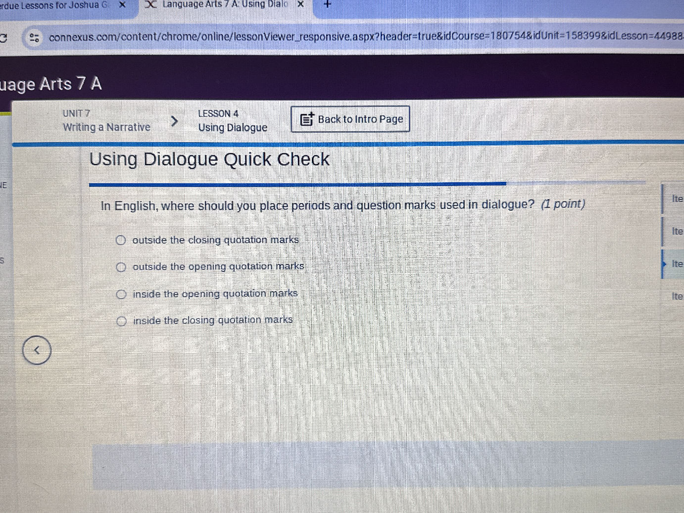 In English, where should you place periods | StudyX
