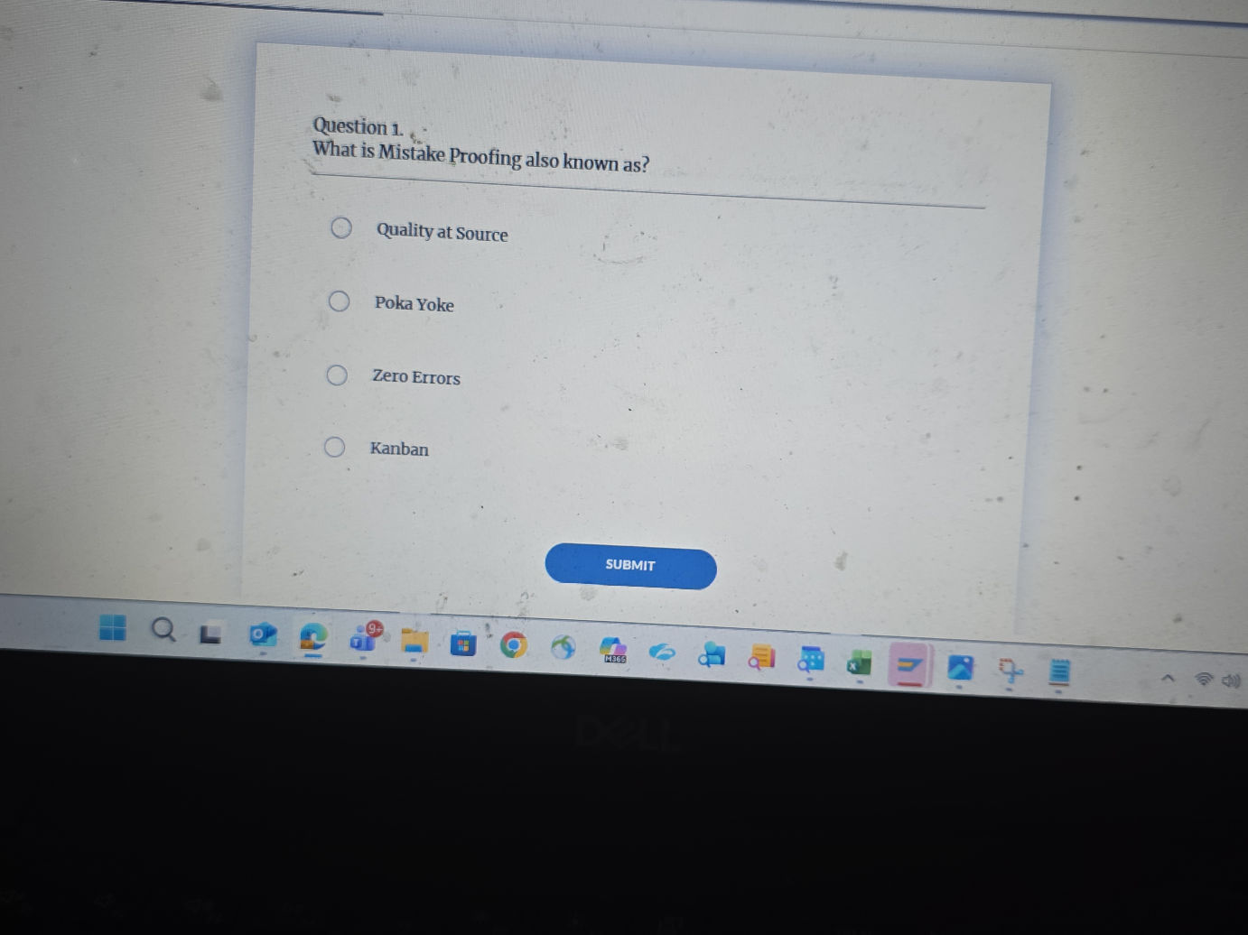 Question 1. What is Mistake Proofing also | StudyX